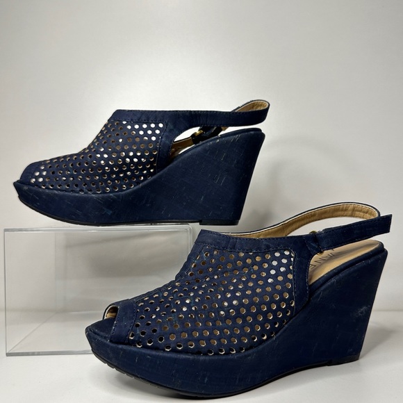 Vaneli | Shoes | Brand New Vaneli Blue Wedge Shoe | Poshmark